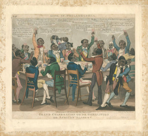 “Grand celebration ob de bobalition ob African slabery,” in Edward W ...